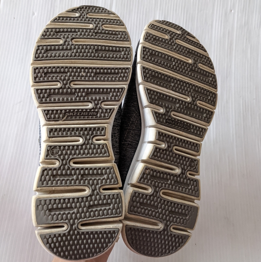 Skechers Flex Elite Dual Lite Women's Gray Sneakers - Gem